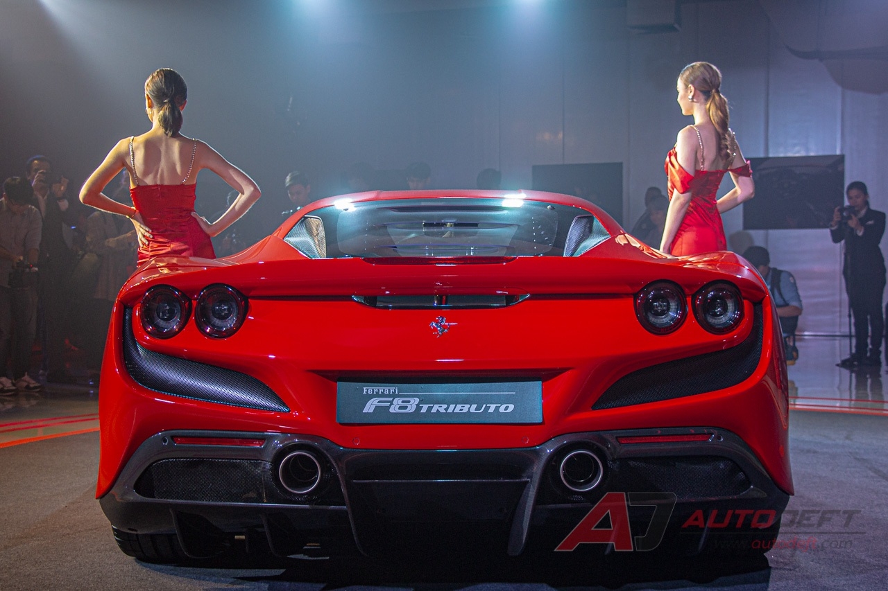เปิดตัวรถใหม่ Ferrari F8 Tributo ครั้งแรกในไทย ค่าตัว 25 200 000 บาท